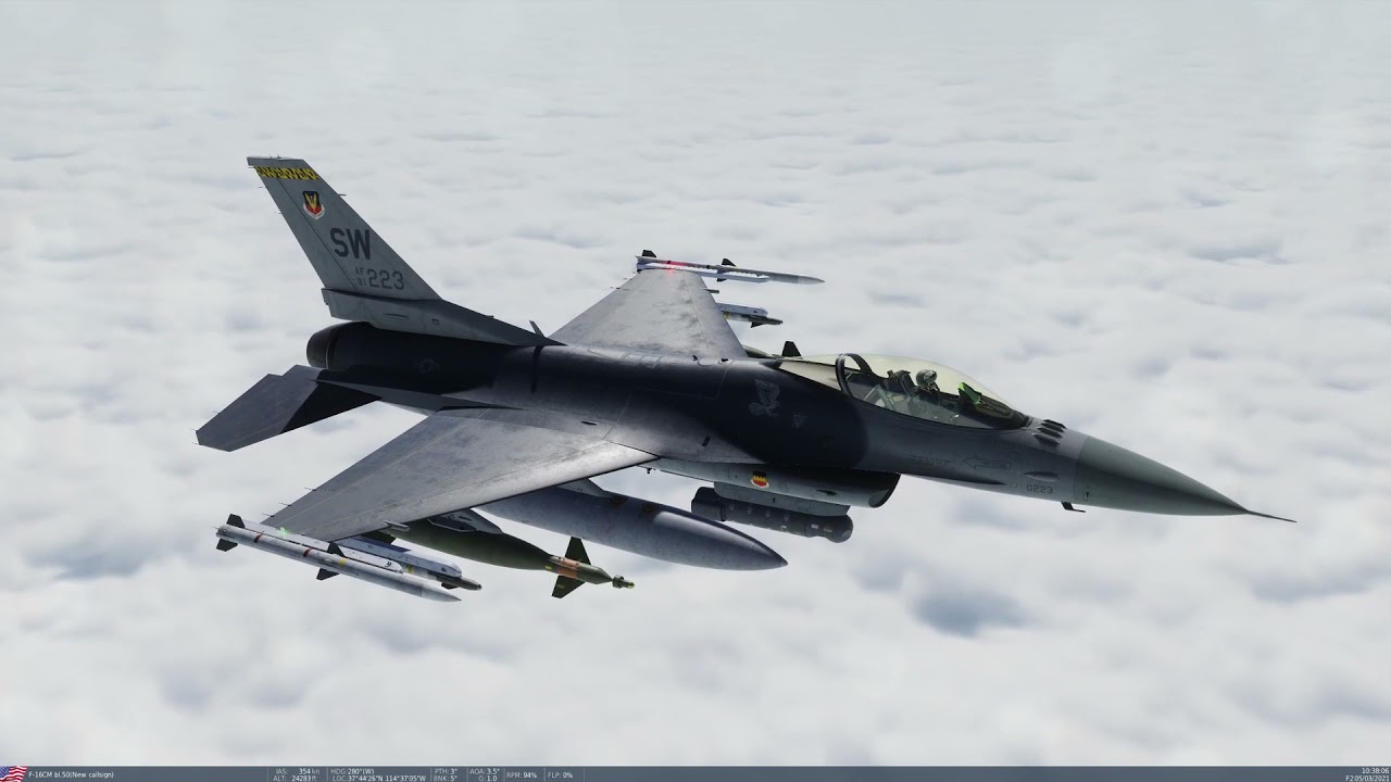 DCS F16 Viper Red Flag 21-1 Mission 10 (final) - YouTube