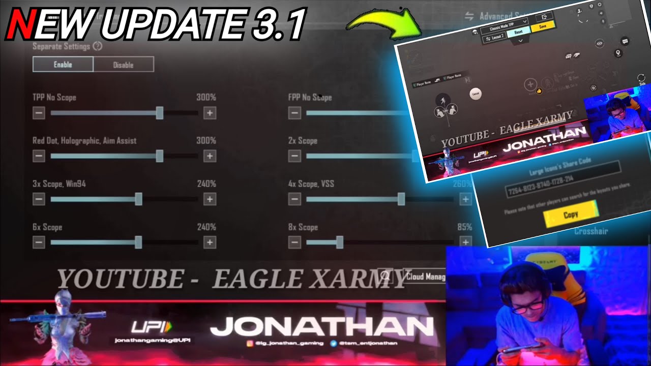 UPDATE 3.1 | JONATHAN SENSITIVITY | JONATHAN CONTROL CODE | JONATHAN ...