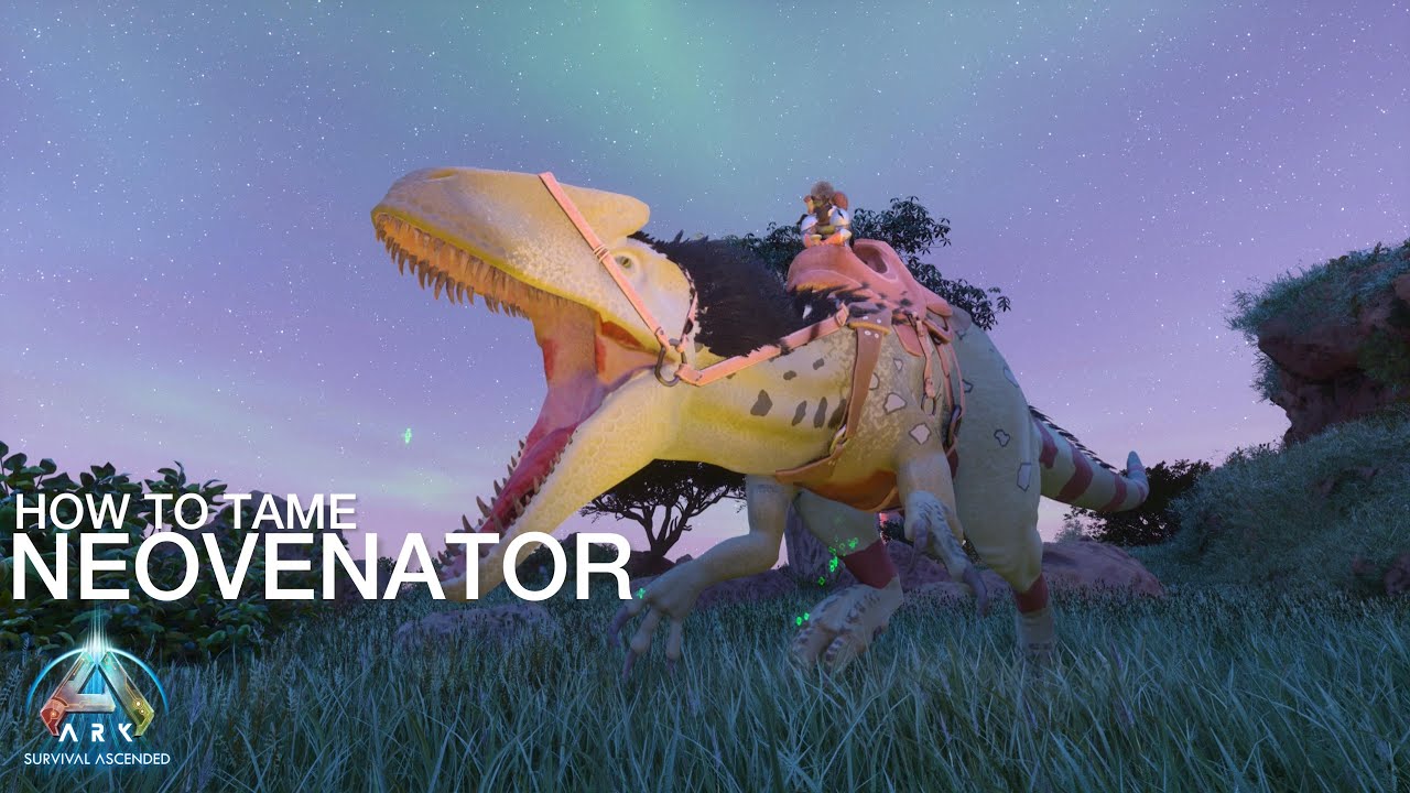 Neovenator Taming Guide & abilities in Ark Survival Ascended ll ...