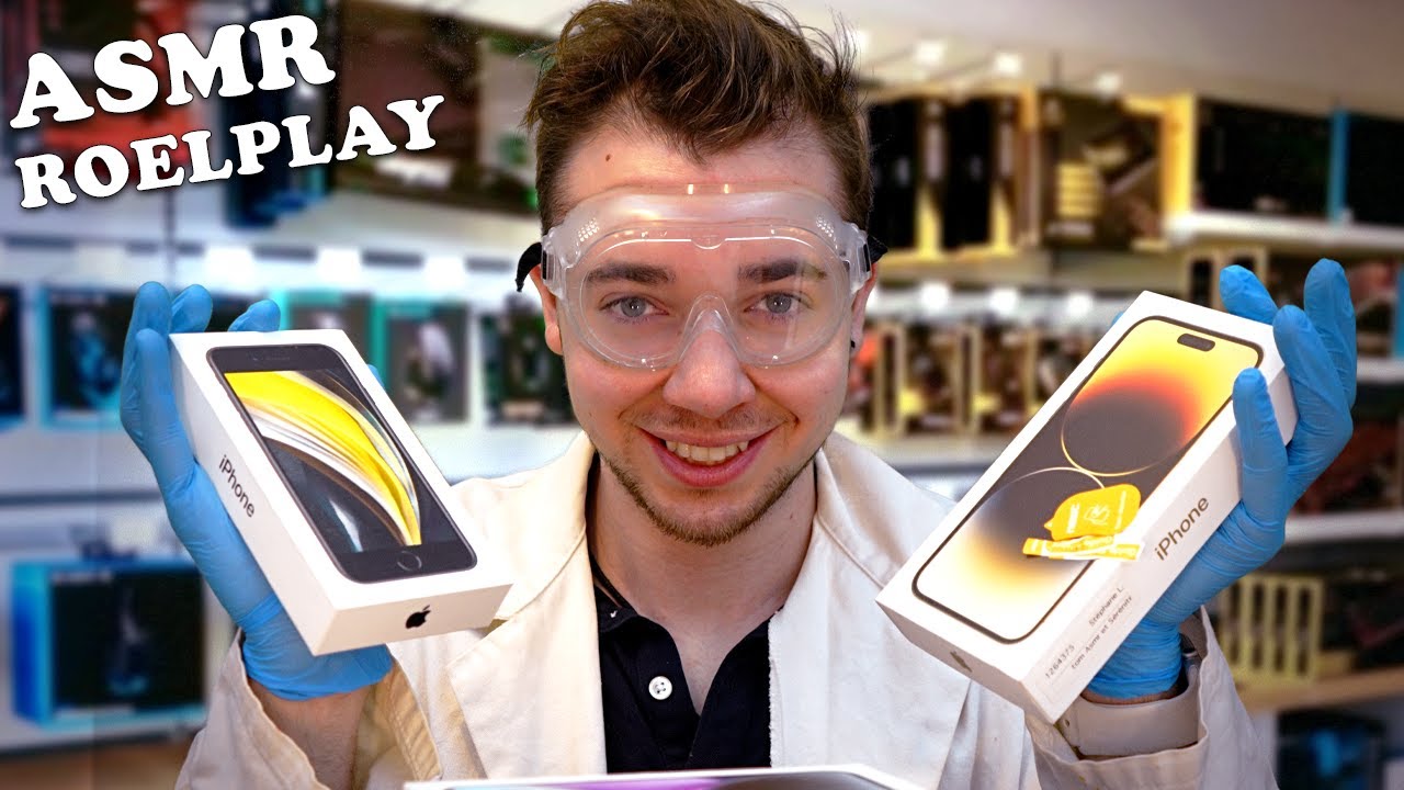 ASMR : ROLEPLAY REPARATEUR D'IPHONE - YouTube