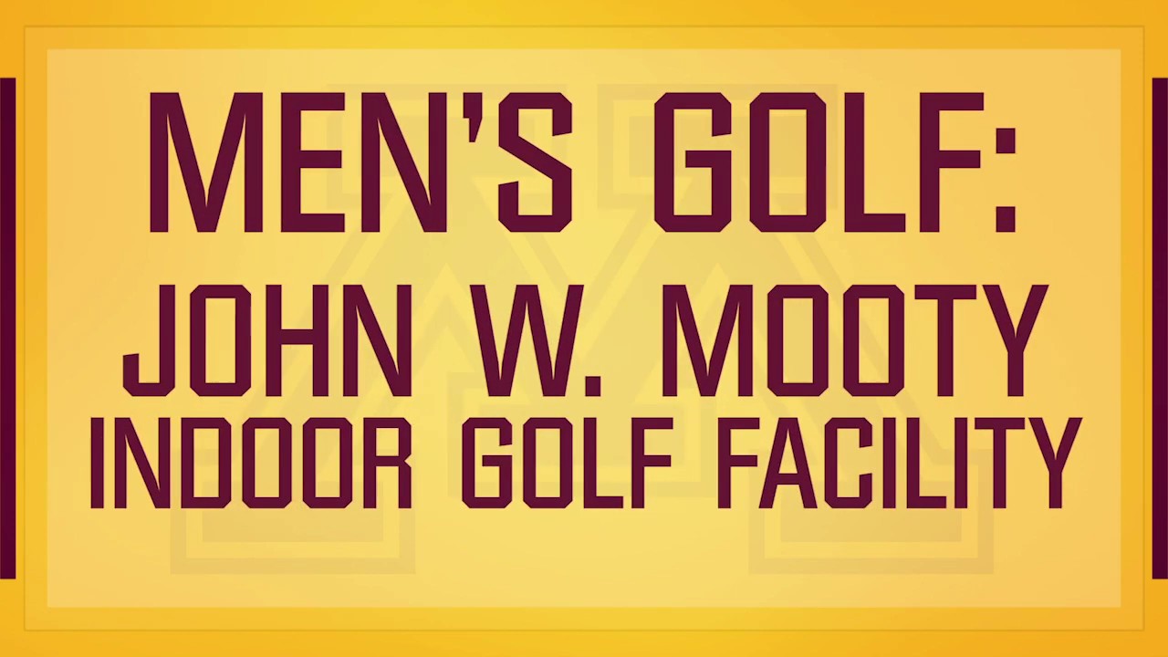 Gopher Men's Golf on John W. Mooty Indoor Golf Facility - YouTube