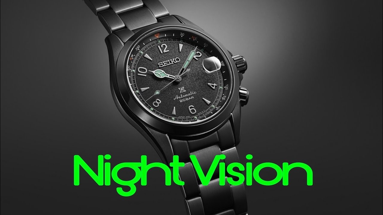 Seiko Prospex SPB337 Black Series Night Vision Alpinist Limited Edition ...