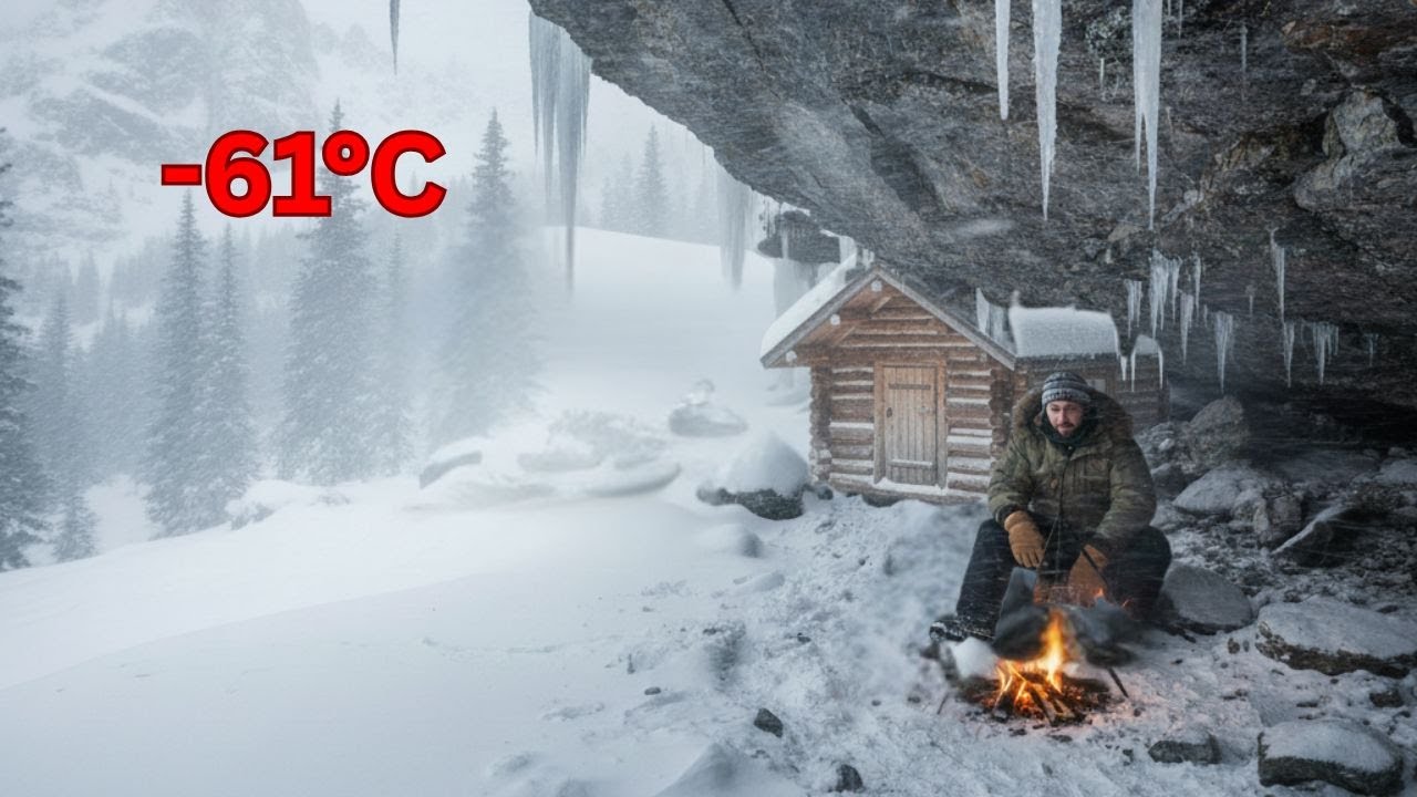 Building a Warm and Cozy Wooden Cabin for Survival - 199 Days of ...