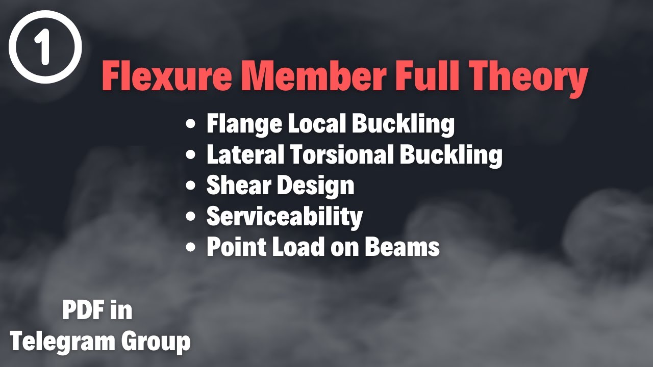 1. Flexure Member Design - Full Theory in One Video || Safayat Munna ...