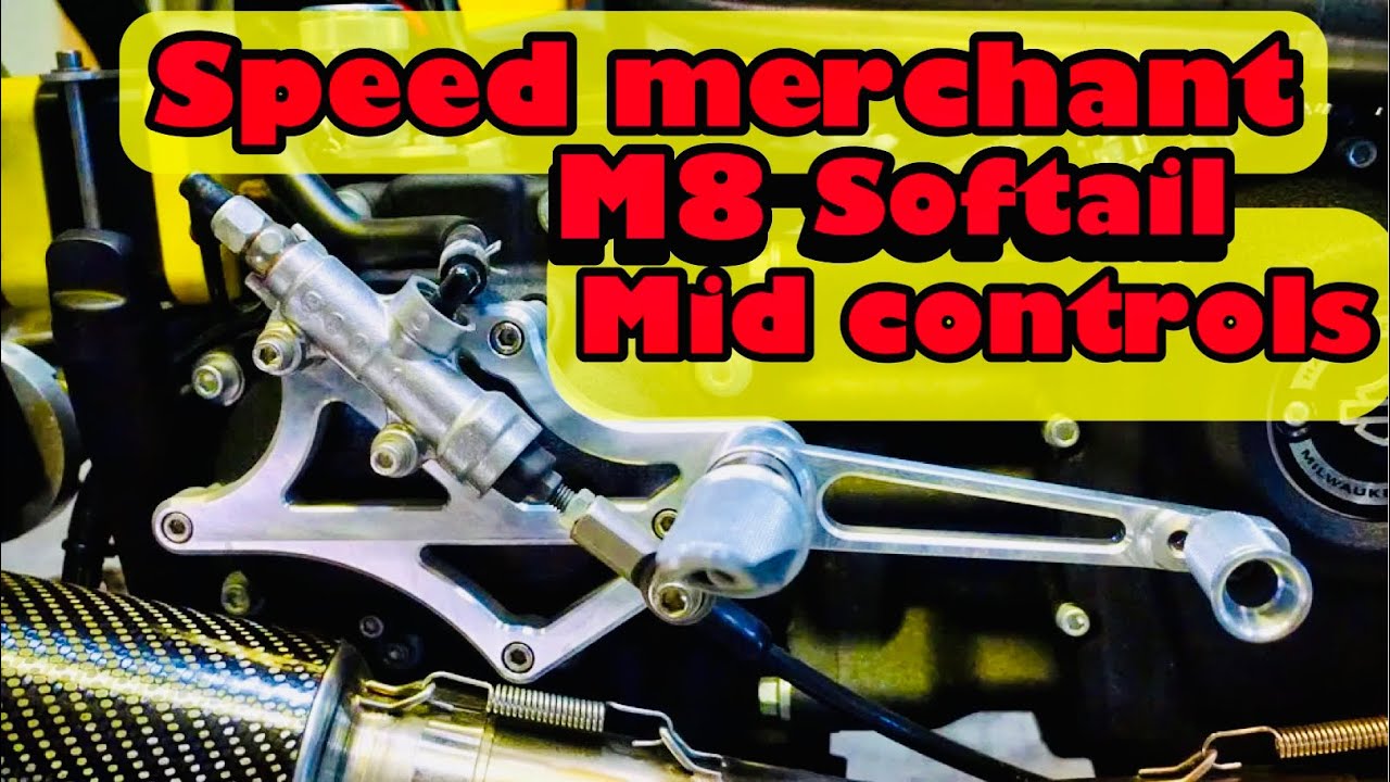Speed merchant m8 Softail mid controls (P9)Harley-Davidson road race ...
