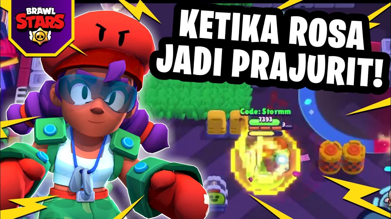 REVIEW SKIN "MAYOR ROSA" SAATNYA ROSA JADI PRAJURIT! 🤩 - Brawl Stars ...