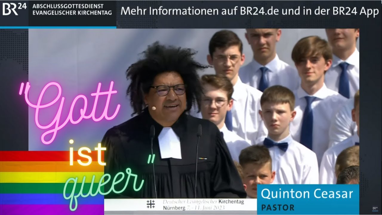 "Gott ist queer" - Pastor Quinton Ceasar | evangelischer Kirchentag | # ...