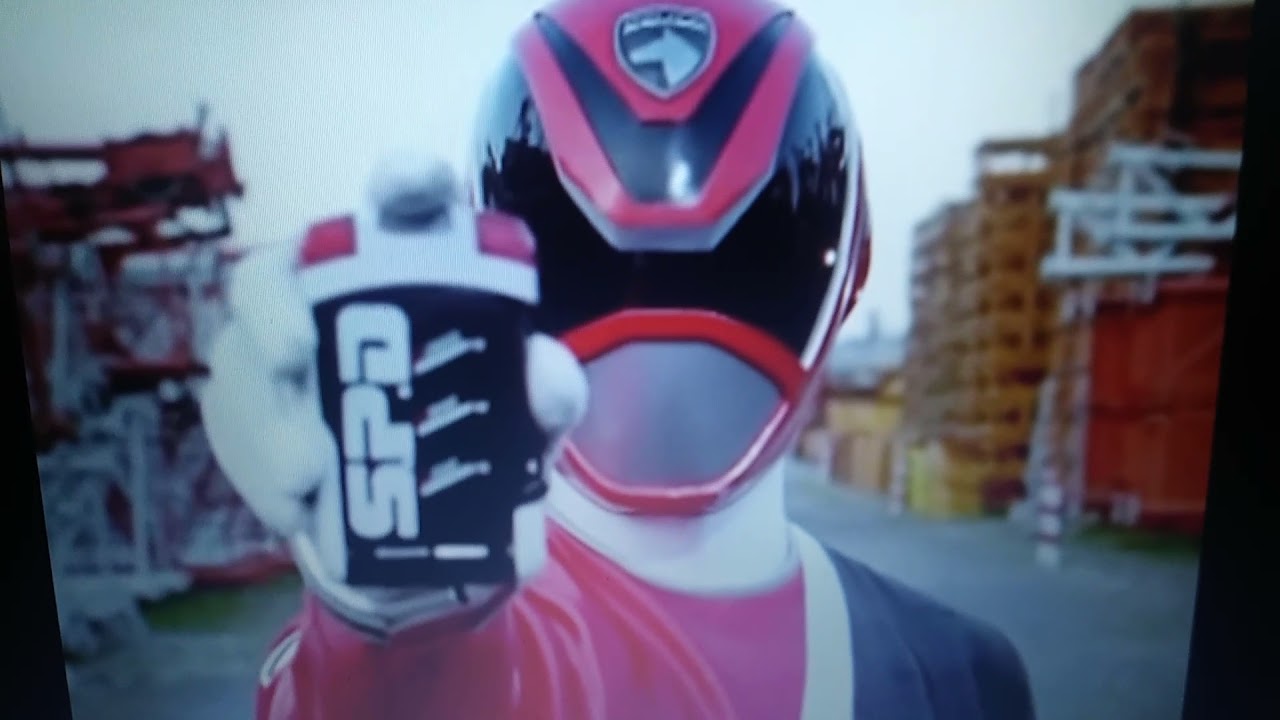 Power Rangers S.P.D. Sky Tate As The S.P.D. Red Ranger II Judgement ...