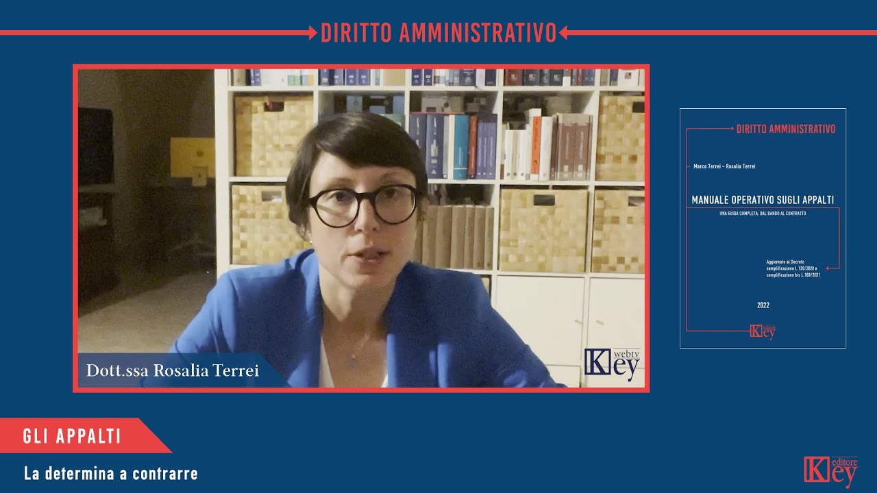 Gli appalti: La determina a contrarre - YouTube