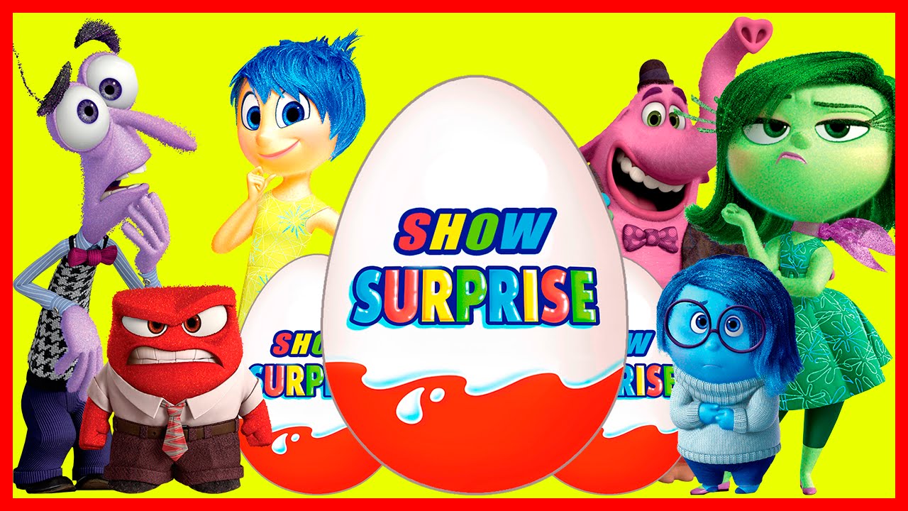 Surprise Show!!! Kinder Surprise - Inside Out. Головоломка новый ...