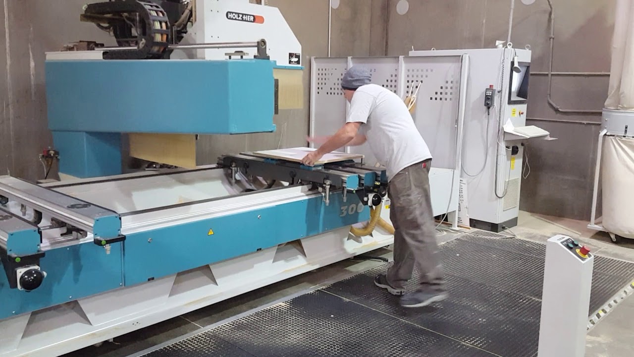 HOLZ-HER UNIMASTER 7226 CNC for sale by CMS - YouTube