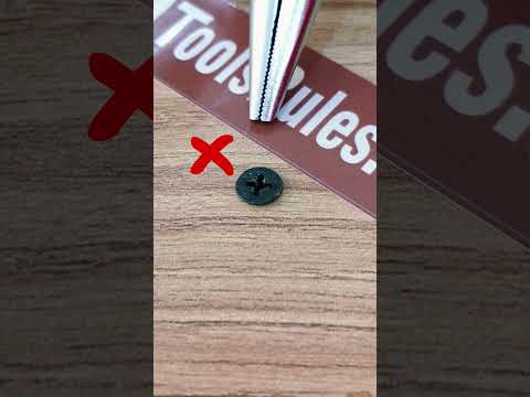 Simple Life Hack to Unscrew a Slipped Screw in Wood-Tools Rules - YouTube
