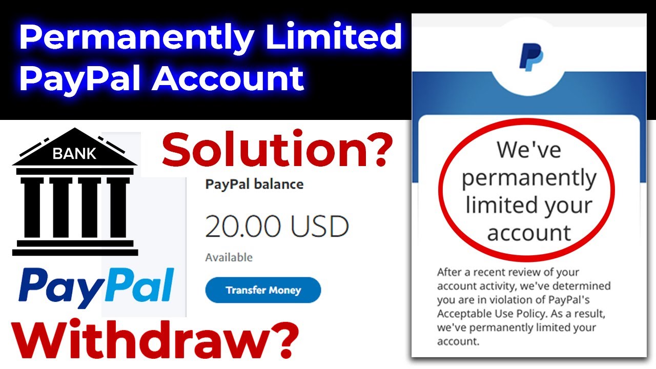 How To Solve Permanent Limited PayPal Problem | Withdraw Money From ...