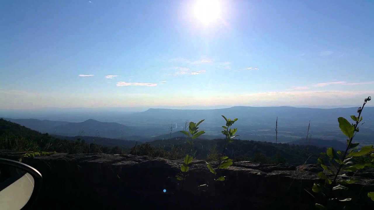 View from Skyline Drive - YouTube