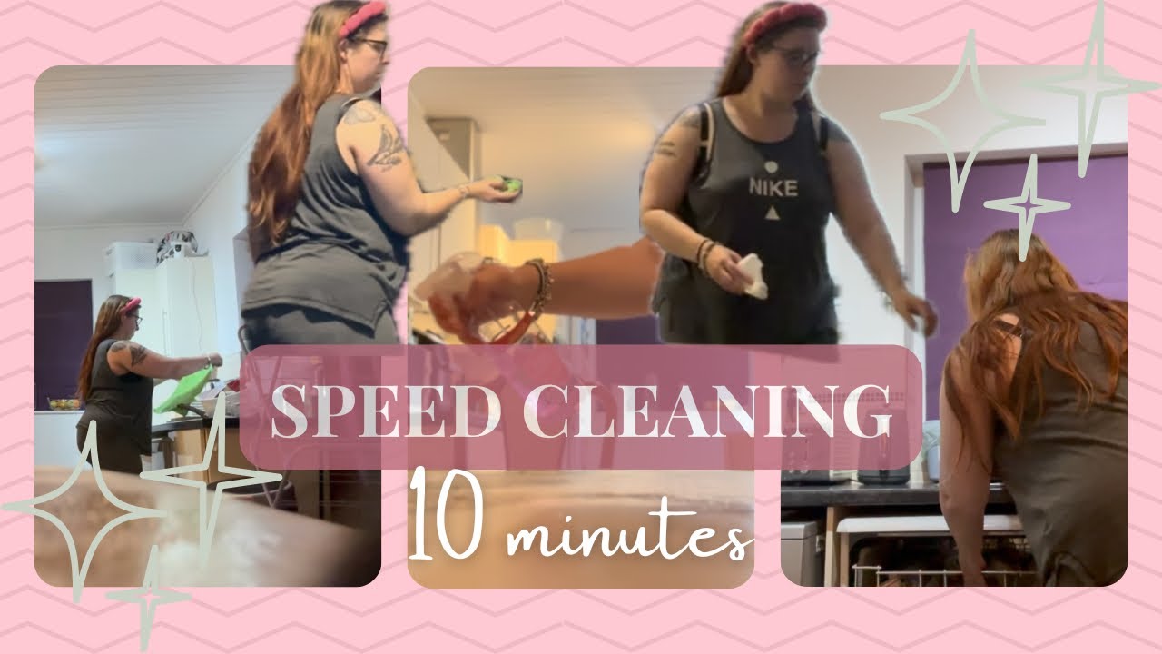 I Tried A 10 Minute Speed Clean! - YouTube