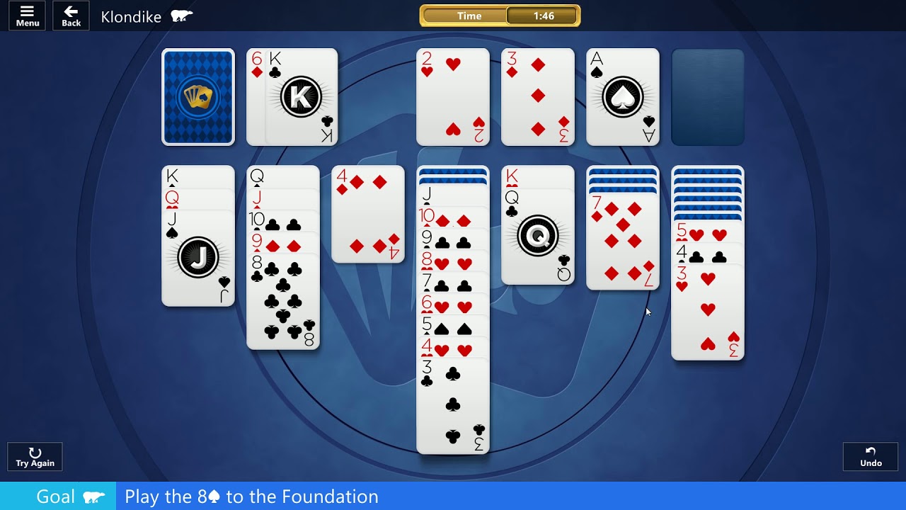 ᗆ KLONDIKE SOLITAIRE 29 April 2019 - Microsoft Solitaire Collection (8 ...