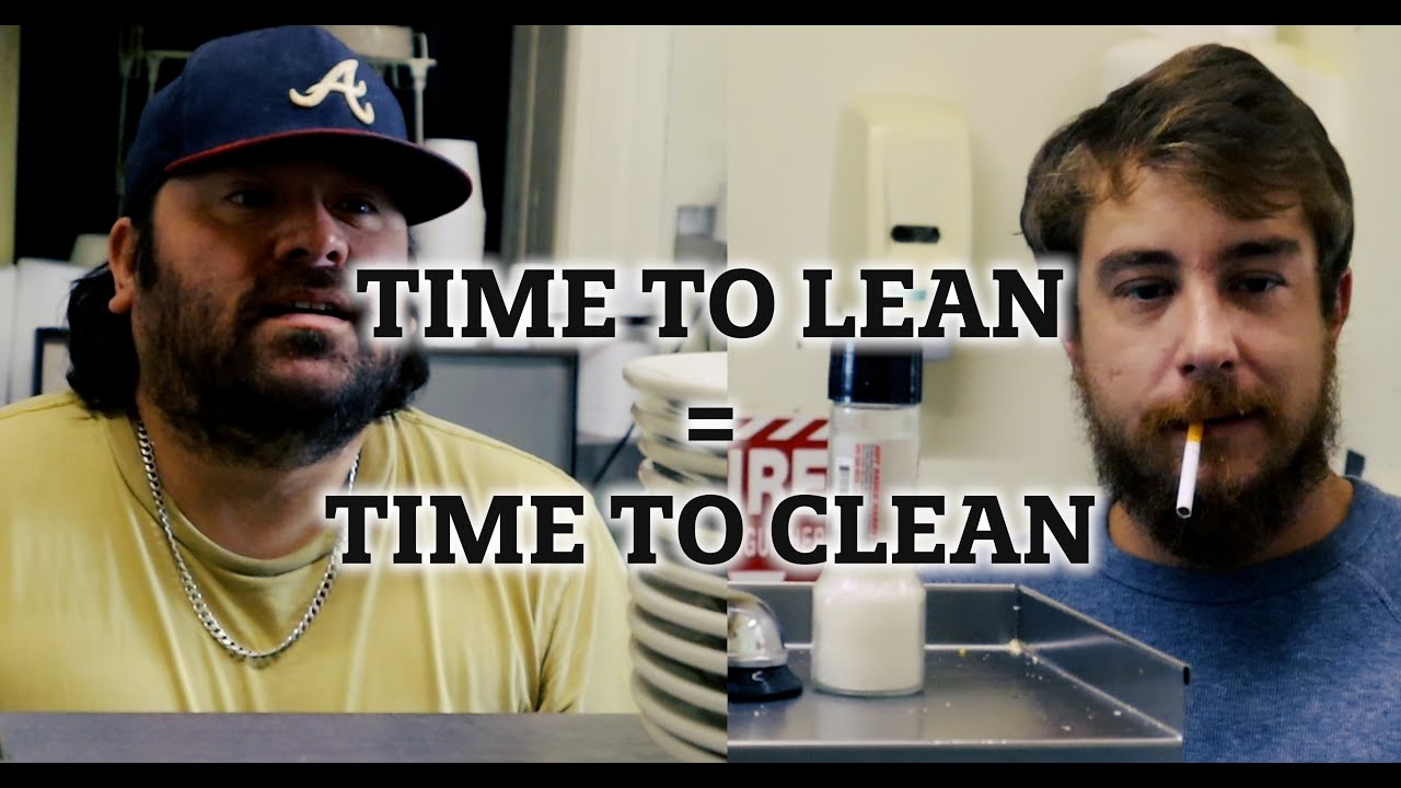 Time to Lean = Time to Clean #comedy #serviceindustry - YouTube