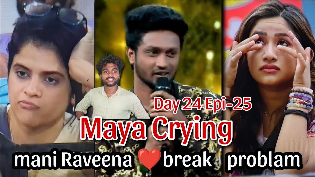 Maya is 😭 Crying / Mani Raveena break 💔 /Nixen Aishu Love problam Aishu ...