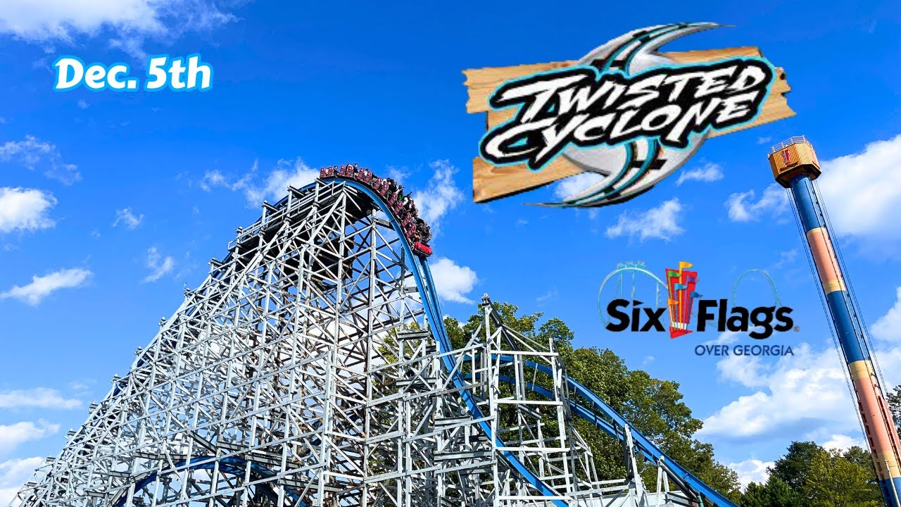 TWISTED CYCLONE - Six Flags Over Georgia - Dec. 5th - YouTube
