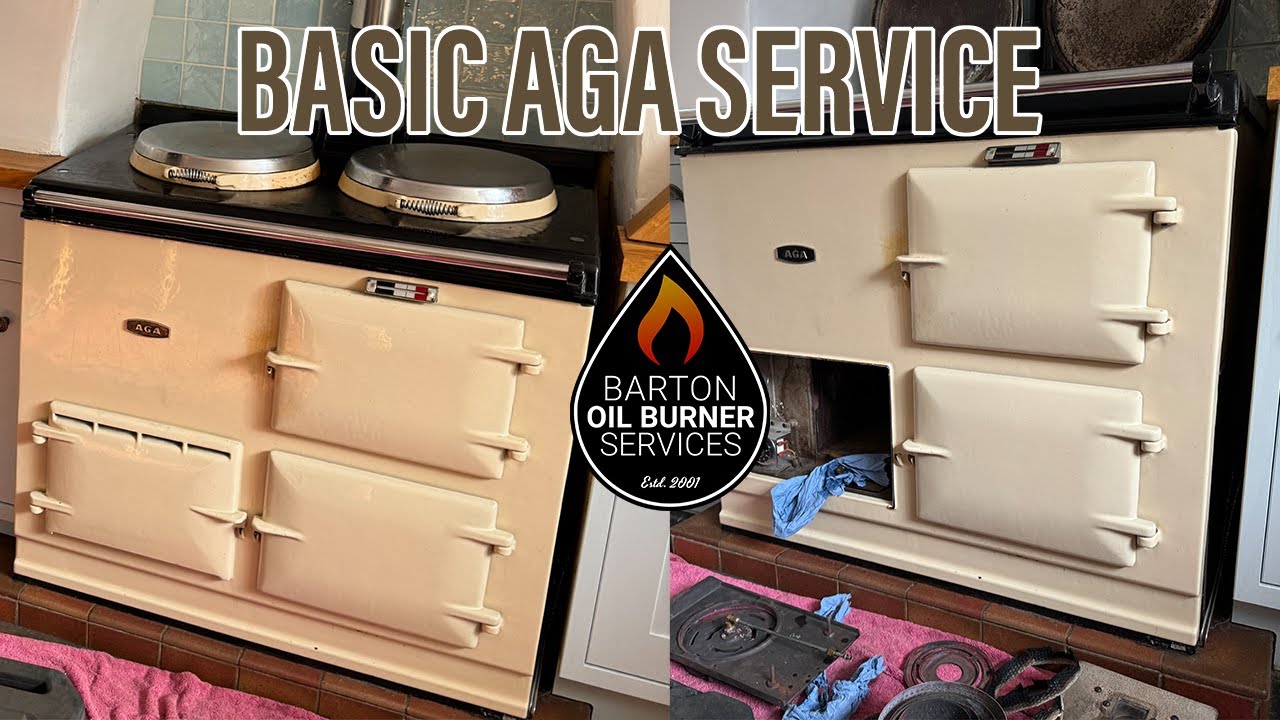 How To Service An Aga Cooker - YouTube