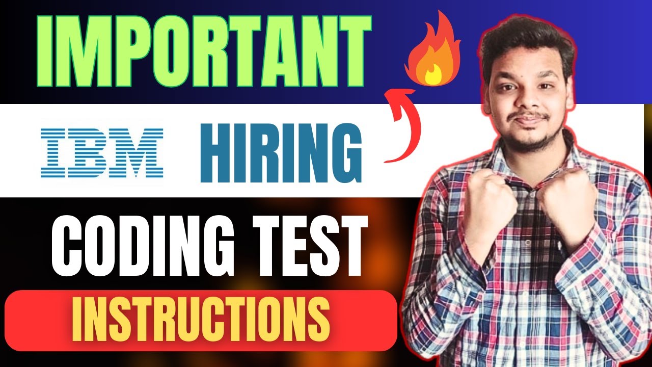 Important Points for IBM Coding Assessment | IBM Coding Questions | IBM ...