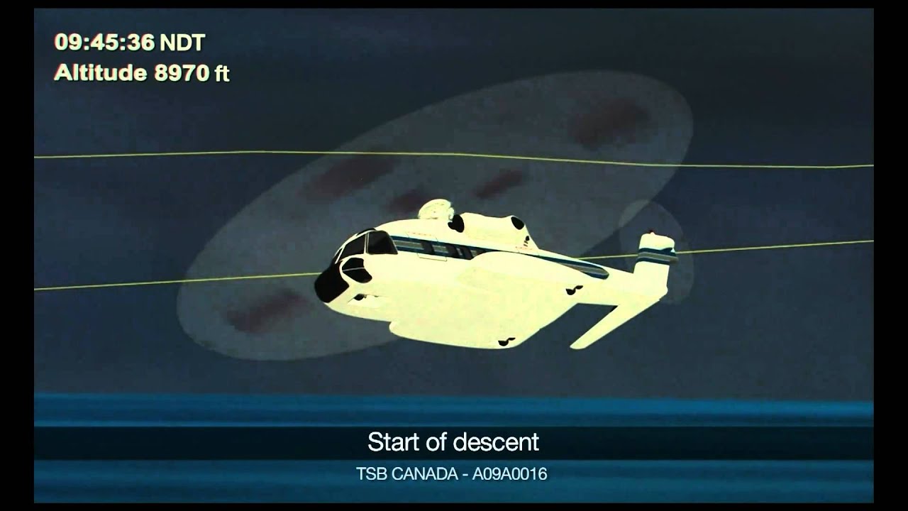 Cougar Helicopters Flight 491 Crash Animation (English) - YouTube