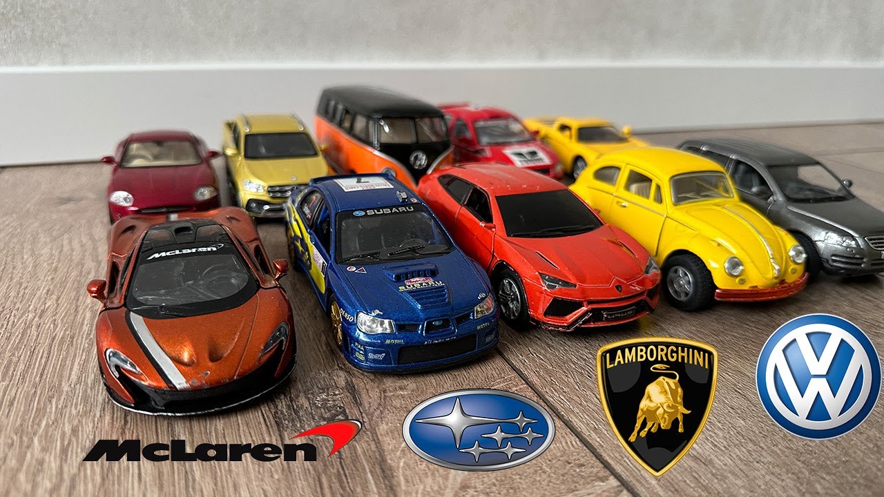 My collection of cars their brands and models - YouTube