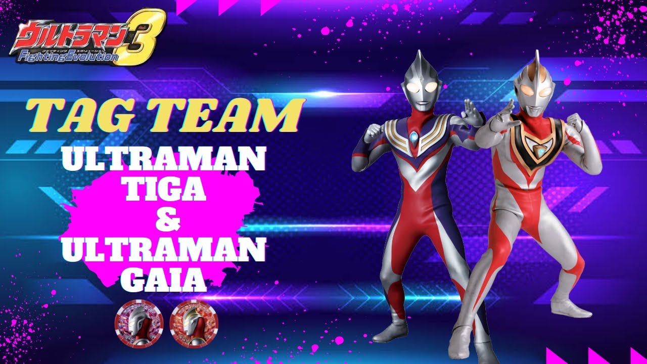Ultraman Gaia Ver 2 Cosmos Tag Team Mode Play