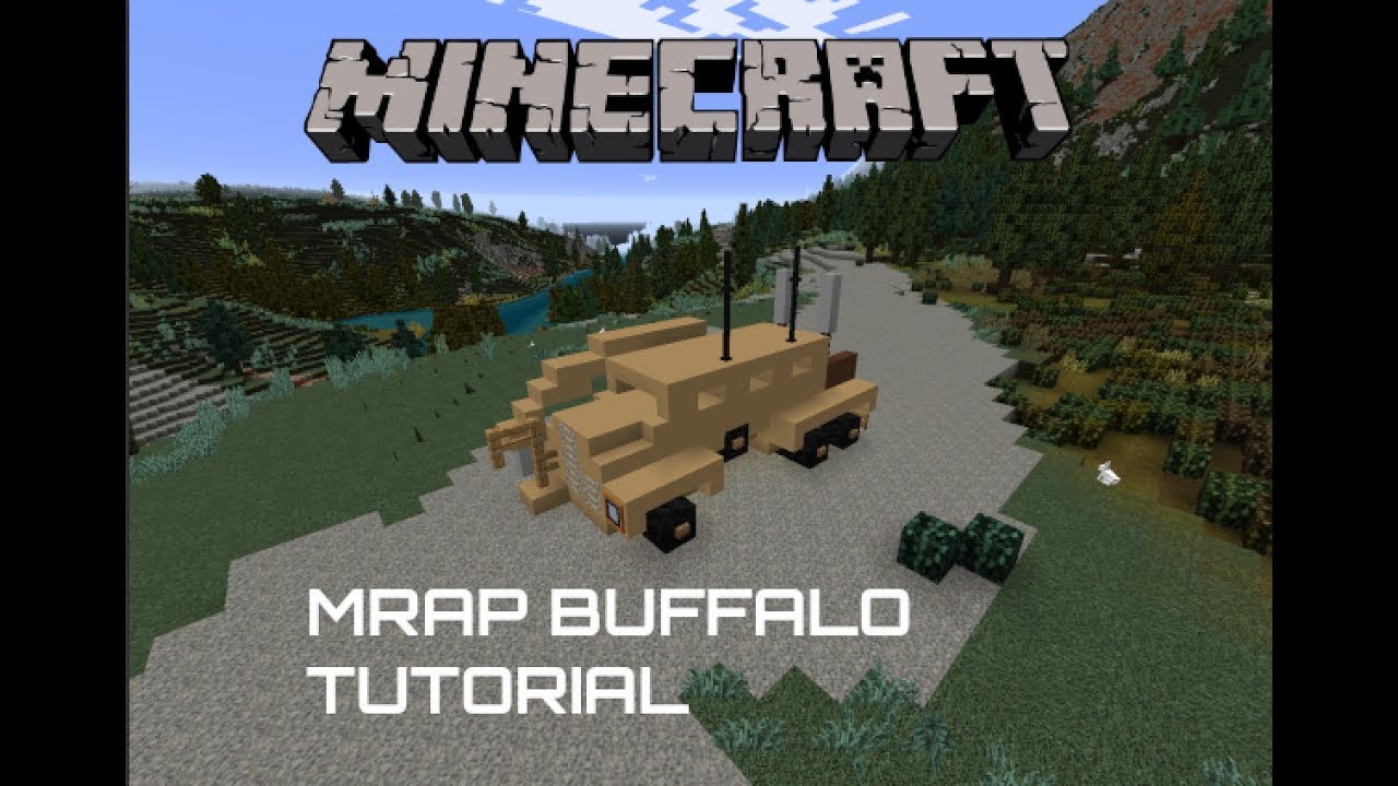 Minecraft Mrap Buffalo tutorial - YouTube