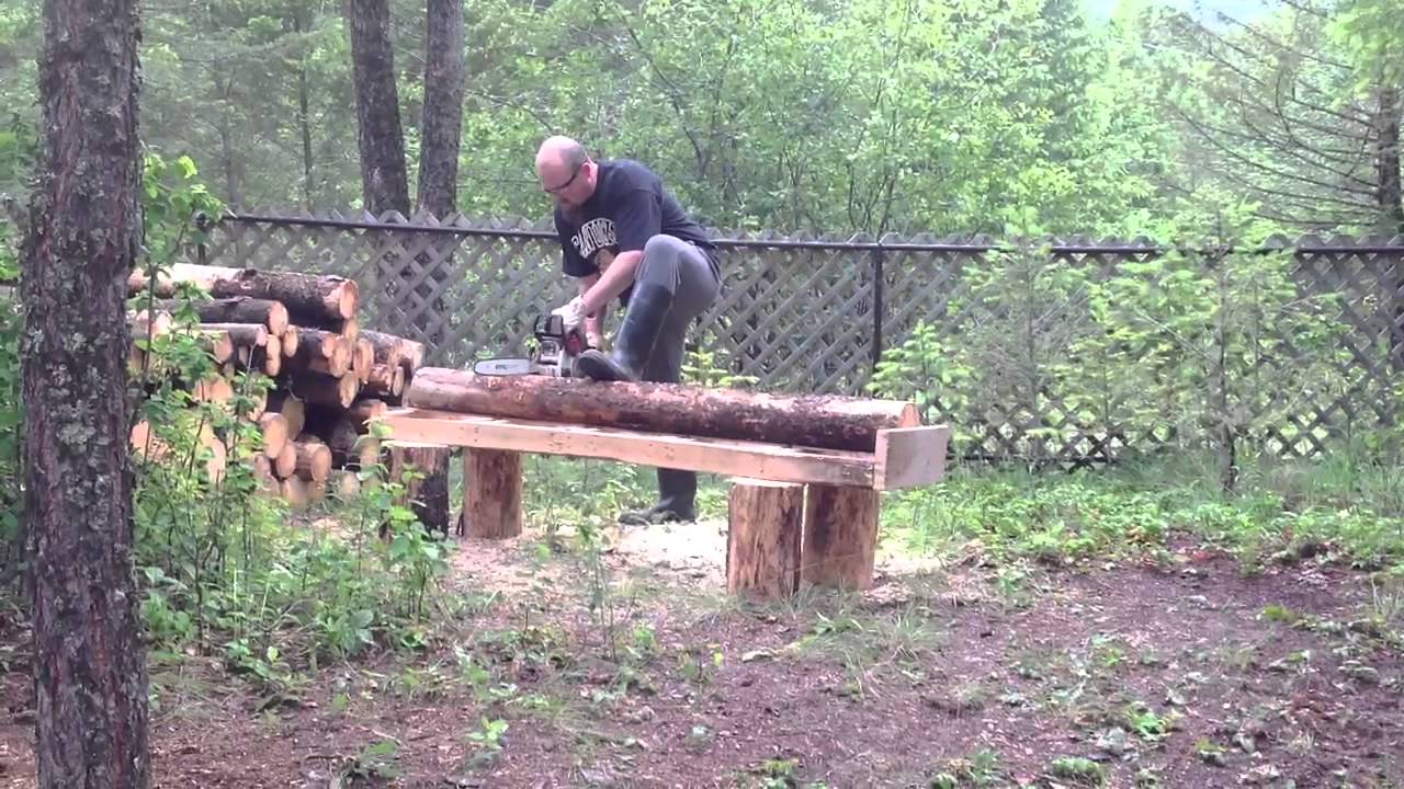 Hobo Engineering - Firewood Jig mk1 - YouTube