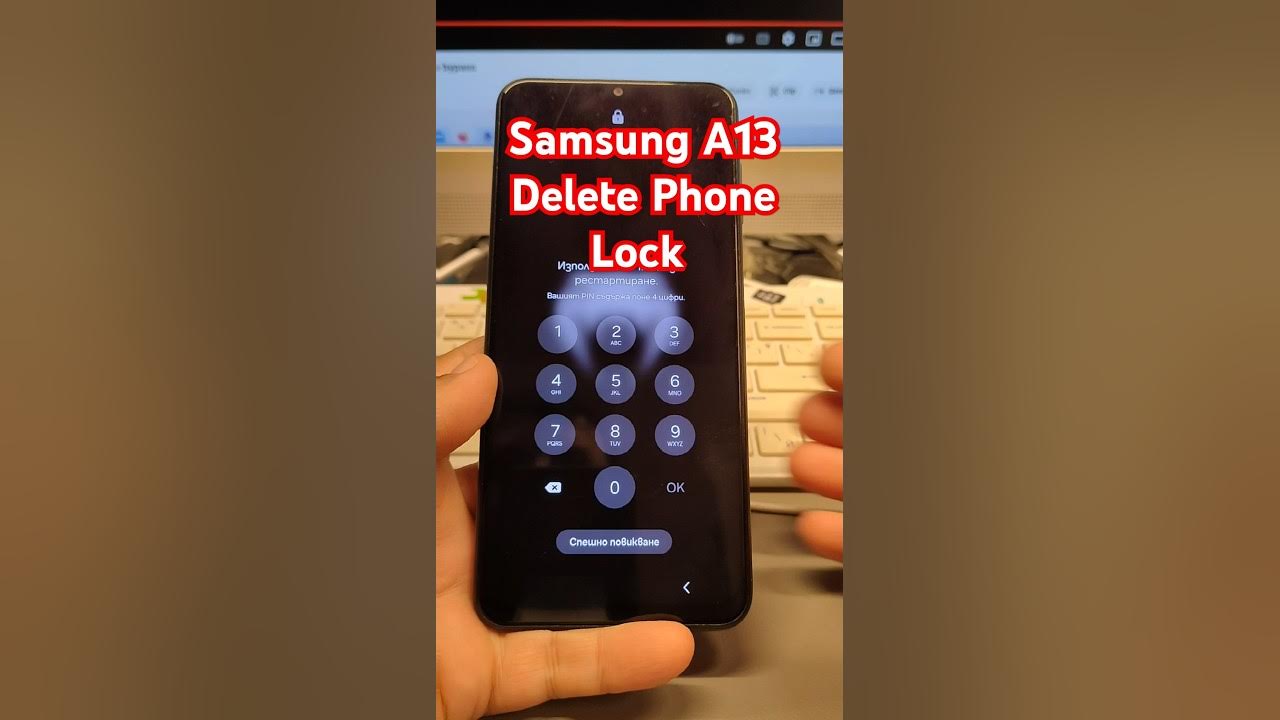 Samsung A13 (SM-A135F), Delete Pin, Pattern, Password lock. - YouTube