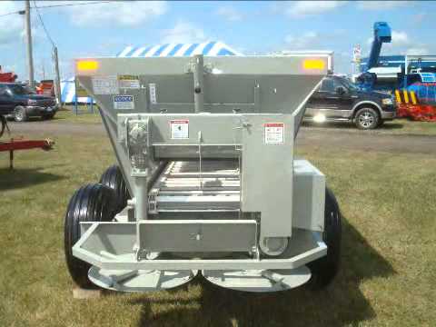 Stoltzfus 4 Ton Orchard and Vineyard Wet Lime Spreader - YouTube