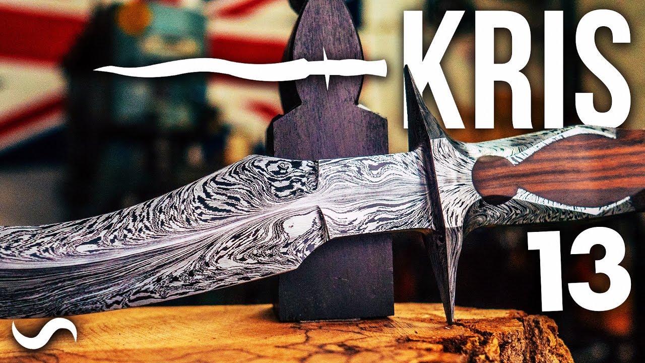 KRIS BLADE DAMASCUS DAGGER!!! Part 13 (FINISHED!!!) - YouTube