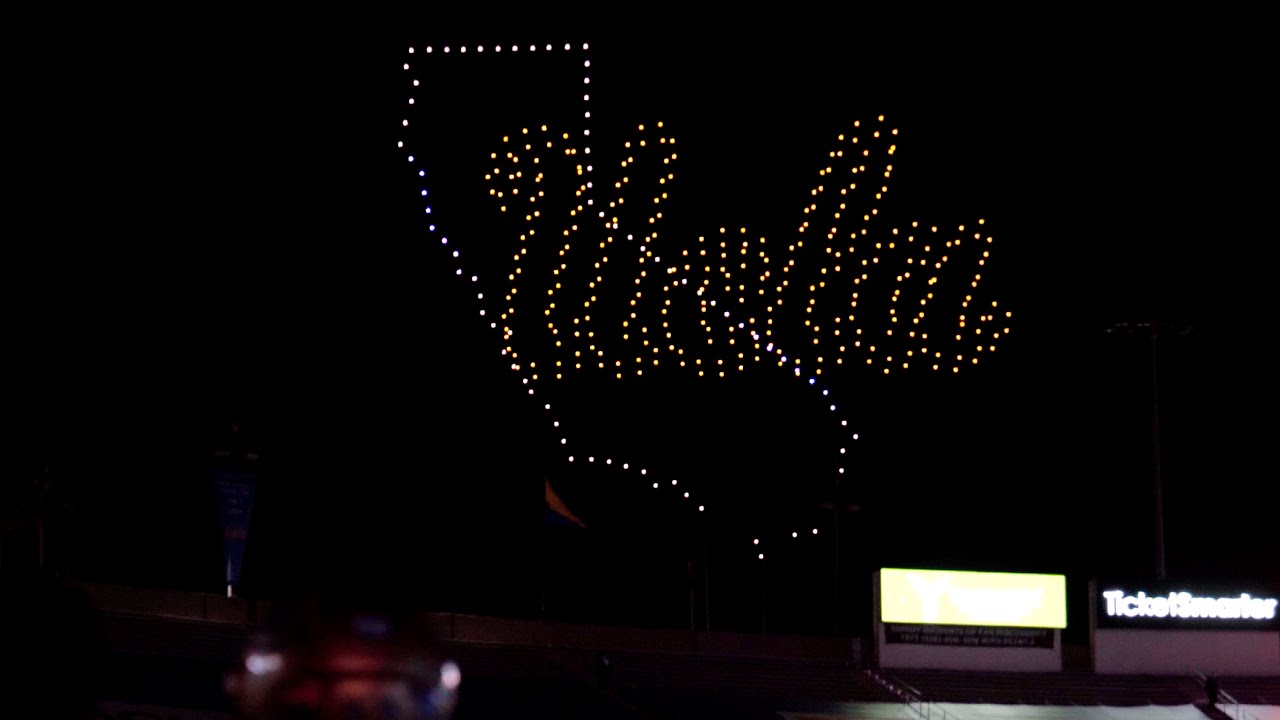 UCLA Bruins Spectacular Drone Show: Behind-the-Scenes with Grizzly ...