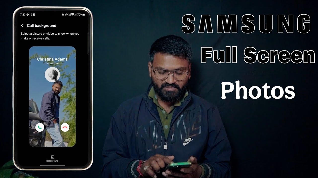 How to Set Full Screen Photo on Incoming Call in Samsung Galaxy Fhone ...