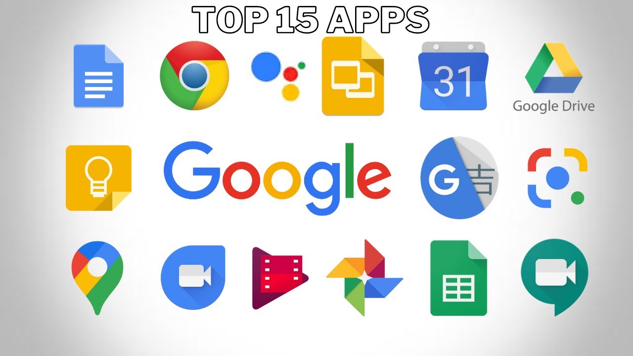 Top 15 Useful Google Apps that you should know! - YouTube