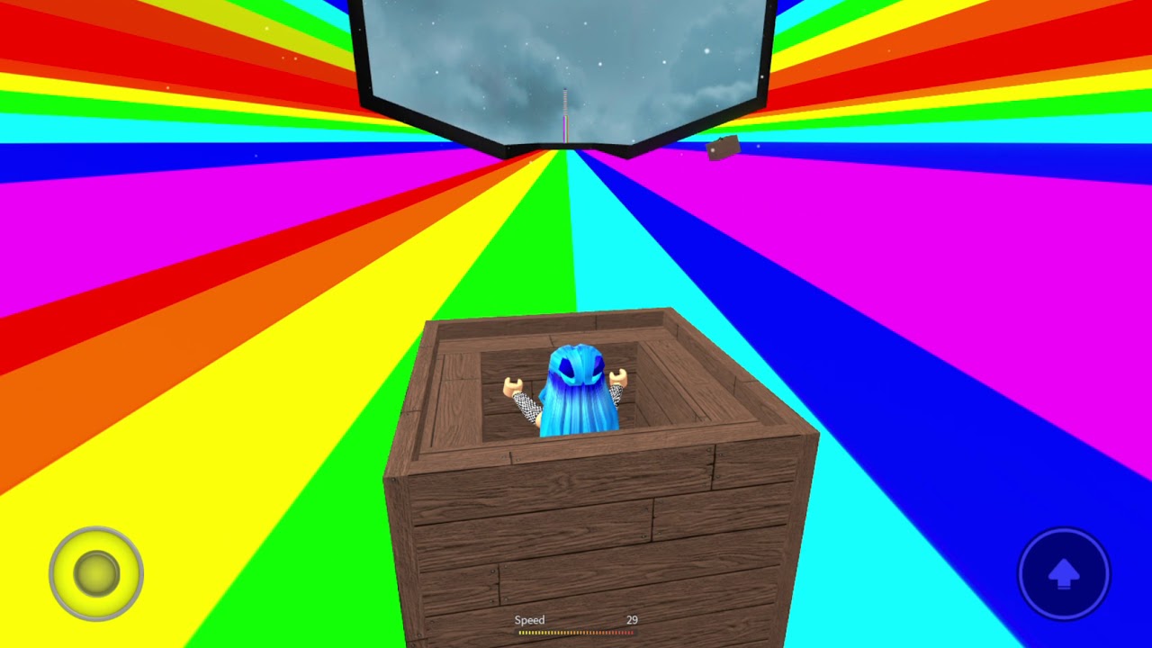 playing Roblox rainbow slide obby with Norman games - YouTube