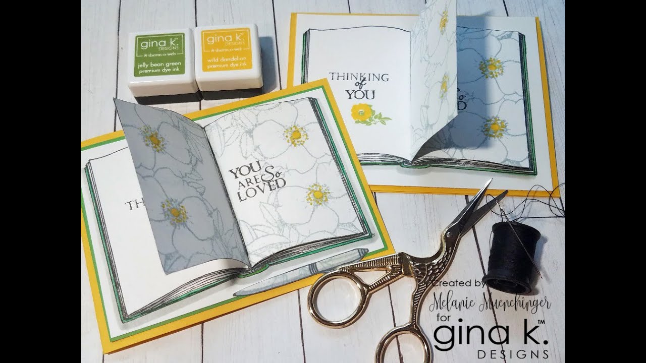 Create a Page Turner: Interactive Open Book Card - YouTube