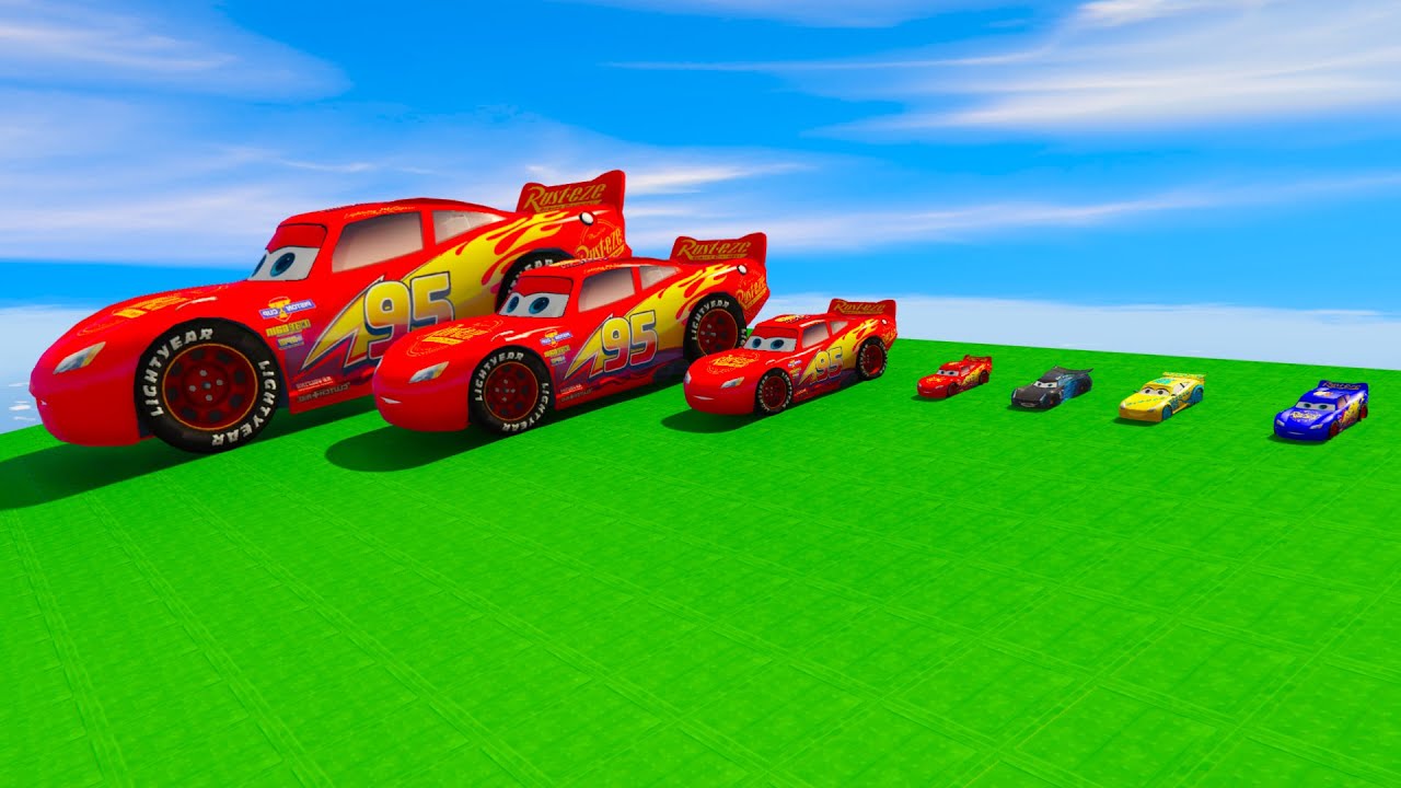 McQueen Cars Big & Small Lightning Toys Jackson Strom Disney Pixar Cars ...