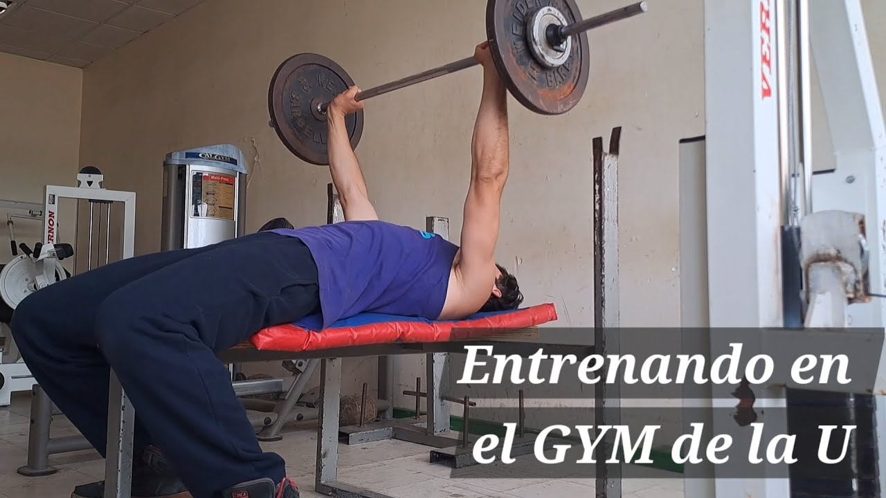 Entrenando en el GYM de mi Universidad | Entrenamiento en Volumen - YouTube
