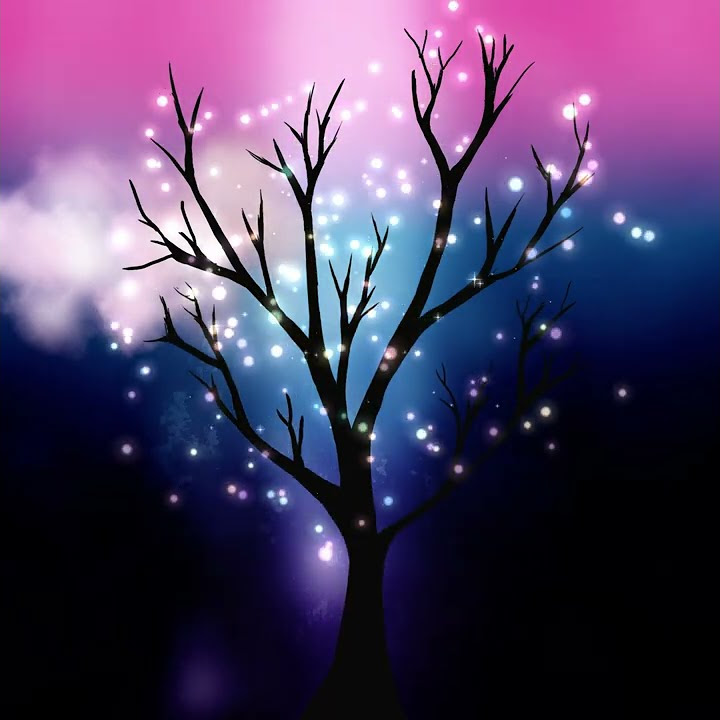 sparkle tree after effects fun - YouTube