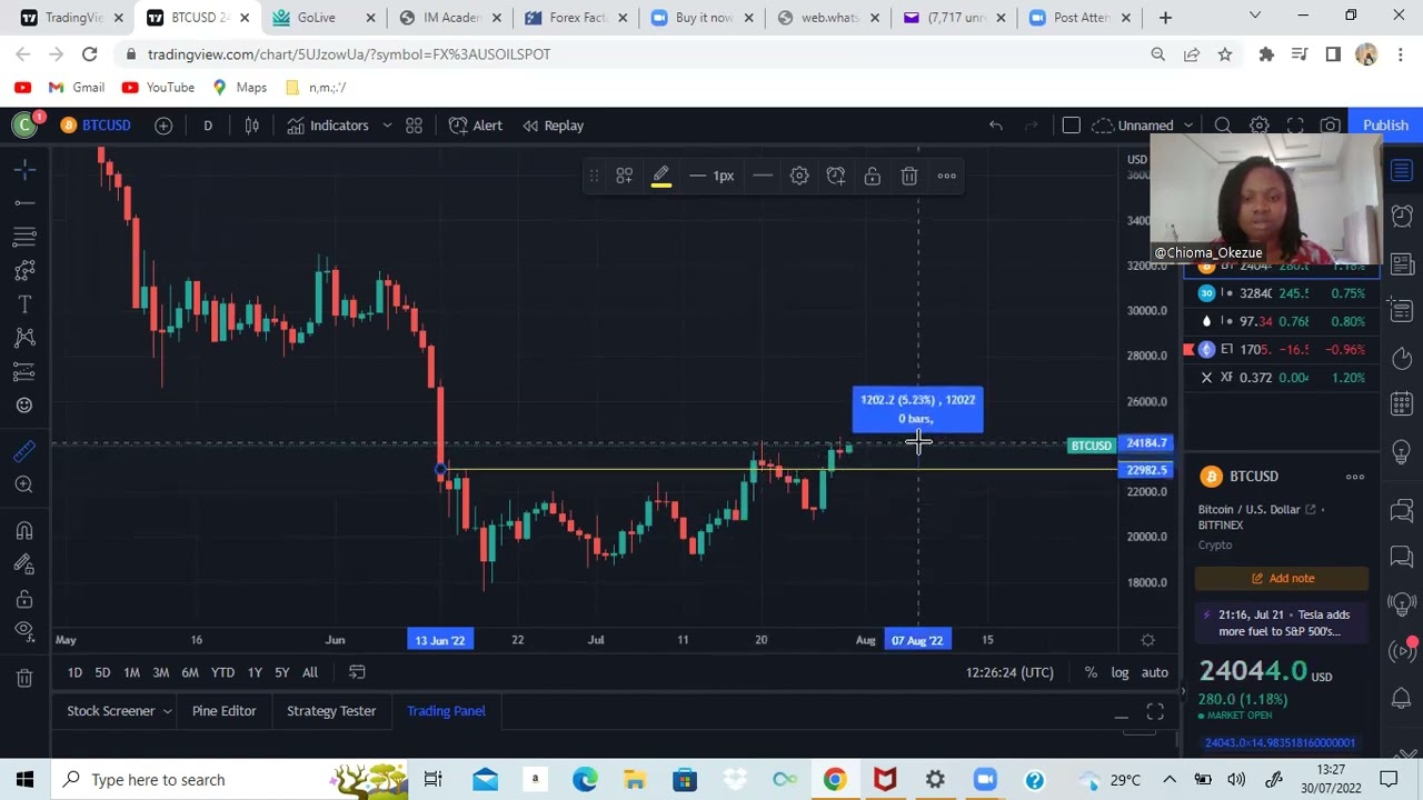 CHARTING UP CRYPTOS USING THE MAGIC FIBS, FLAGS AND STARTING POINT ...