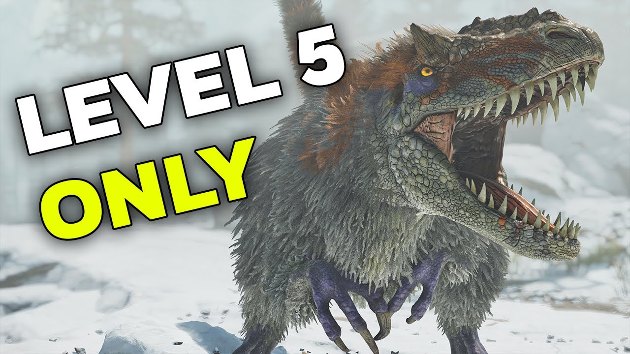 Ark But I Can Only Tame Level 5 Dinos! - YouTube