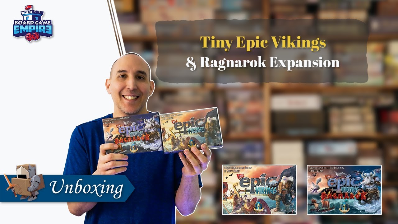 Tiny Epic Vikings & Ragnarok Expansion Unboxing - YouTube