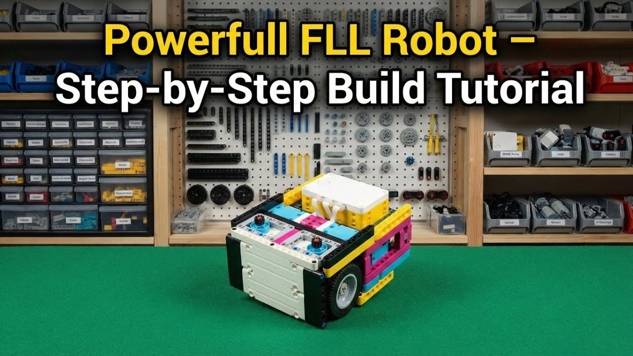Powerful & Stable FLL Robot Build | LEGO Spike Prime | 4 Large Motors ...