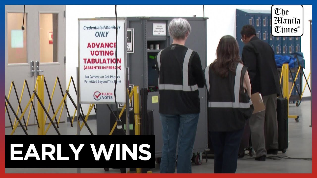 Votes are being counted, stages are being set for Harris and Trump on ...