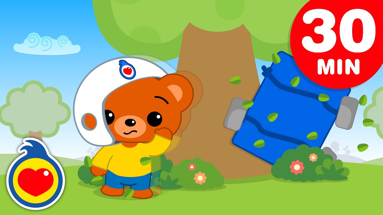 🐥 Plim Plim ♫ CARTOONS for Kids ♫ Full Episodes ♫ Learning on Wheels ...