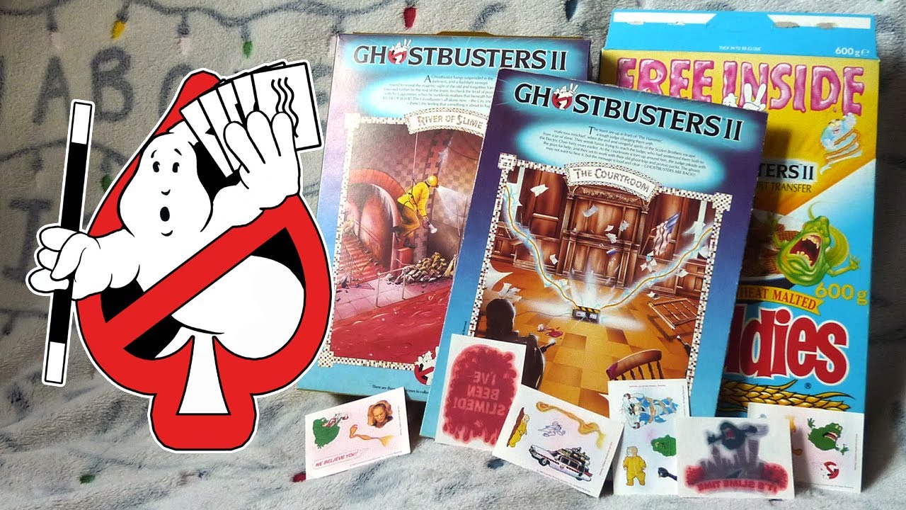 Ghostbusters 2 Cereal & Stickers by Nabisco (Shredded Wheat & Shreddies ...