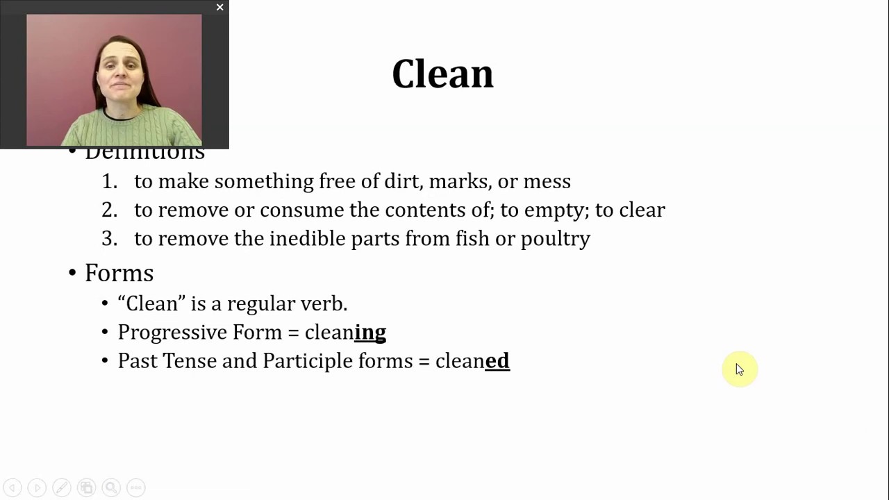 Verb Of The Day Clean verb-of-the-day-clean