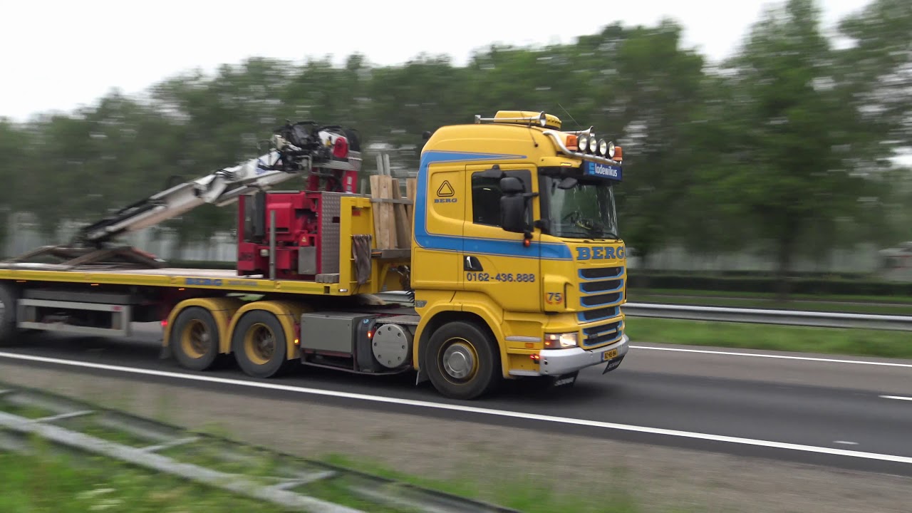 Scania V8 on the road 13 - YouTube